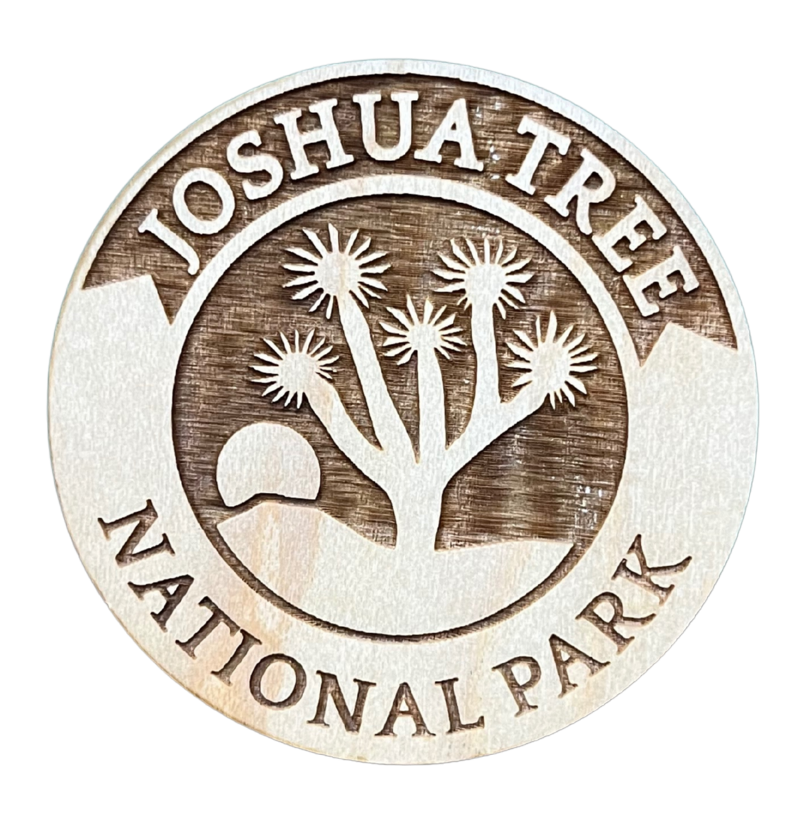 Wood Magnet - Joshua Tree – California Nature Art Museum Store